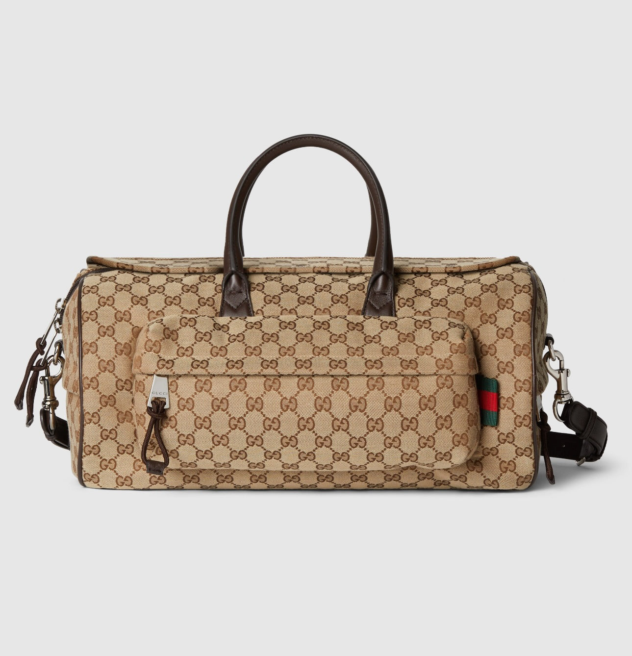 GG CANVAS SMALL DUFFLE BAG